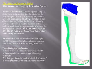 Orthopedic splinting | PPT
