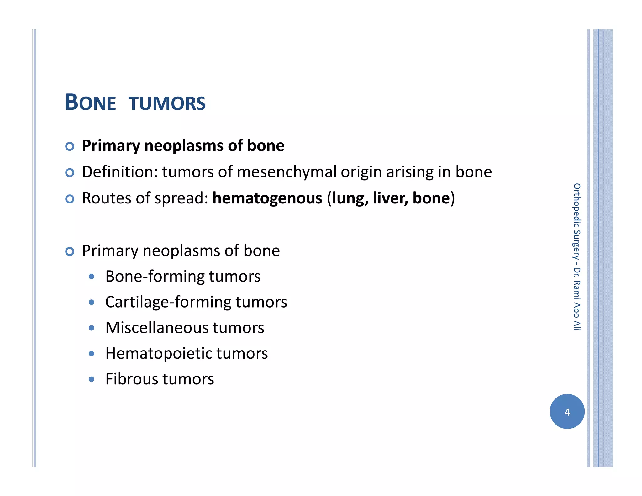 Orthopedic surgery 11th bone tumors | PDF
