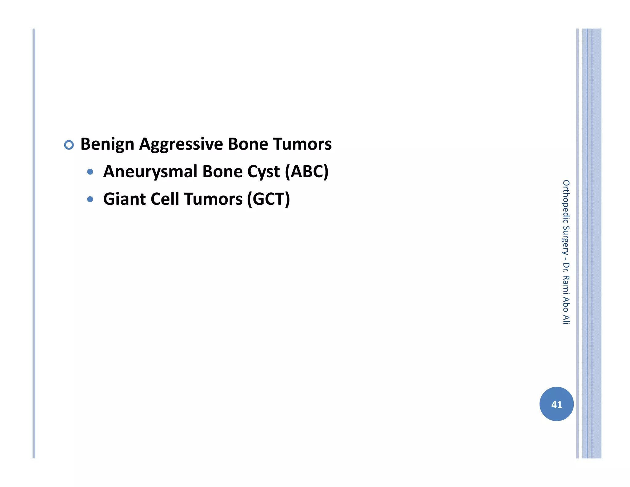 Orthopedic surgery 11th bone tumors | PDF