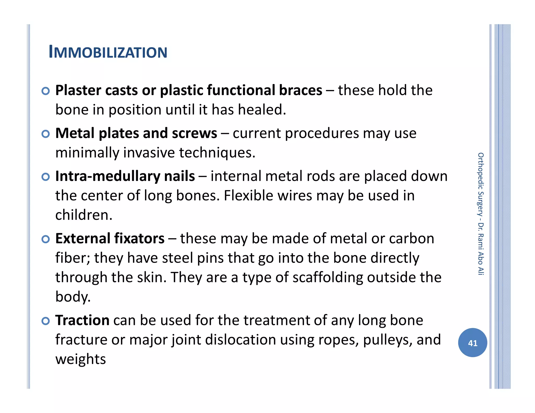 Orthopedic surgery 2nd general principles in fractures | PDF