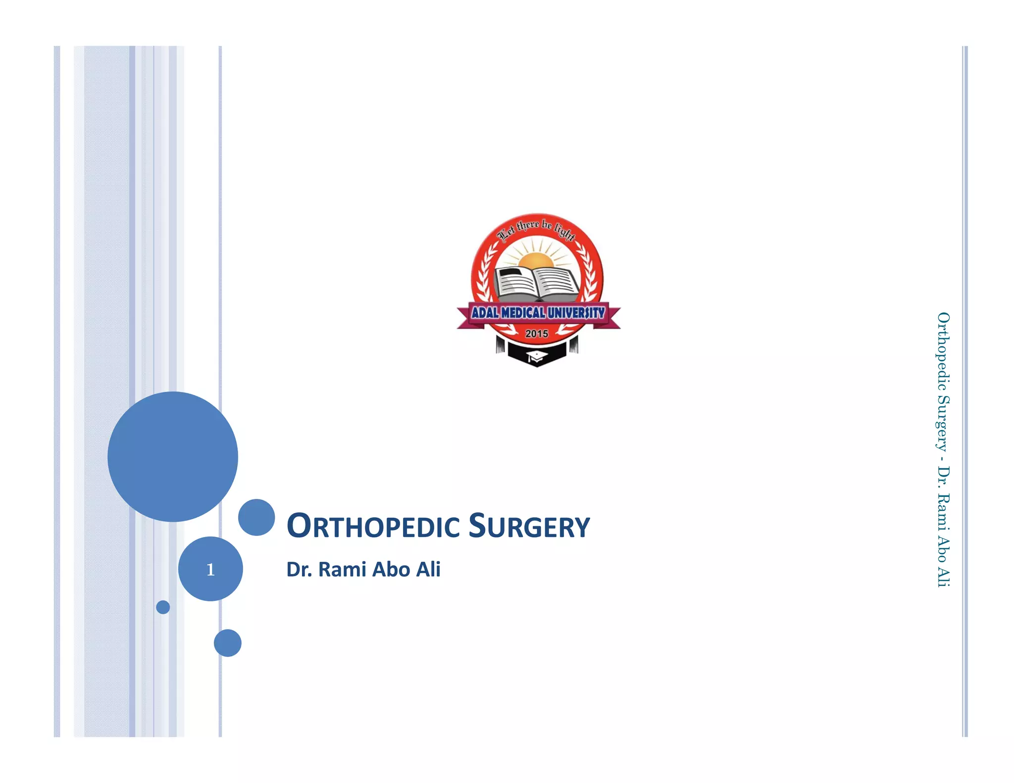 Orthopedic surgery 2nd general principles in fractures | PPT