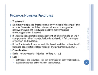 Orthopedic surgery 5th injuries to the upper limb ( 2 ) | PPT