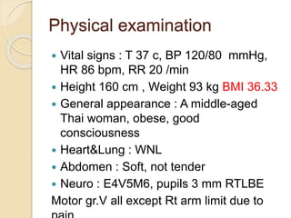 Orthopedic teleconference mnrh ext montakarn_Humeral shaft fracture | PPTX