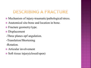 Orthopedic trauma care | PPTX