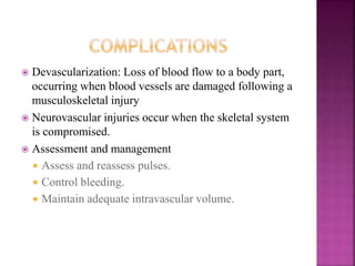 Orthopedic trauma care | PPTX