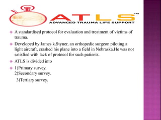 Orthopedic trauma care | PPTX