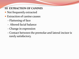 Extraction in orthodontics by anchel | PPTX