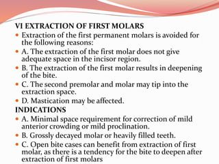 Extraction in orthodontics by anchel | PPTX