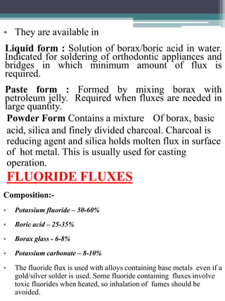 orthodontics- soldering and welding | PPTX