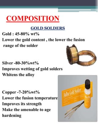 orthodontics- soldering and welding | PPTX