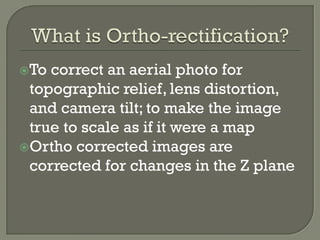 Digital Ortho Image Creation of Hall County Aerial Photos | PDF