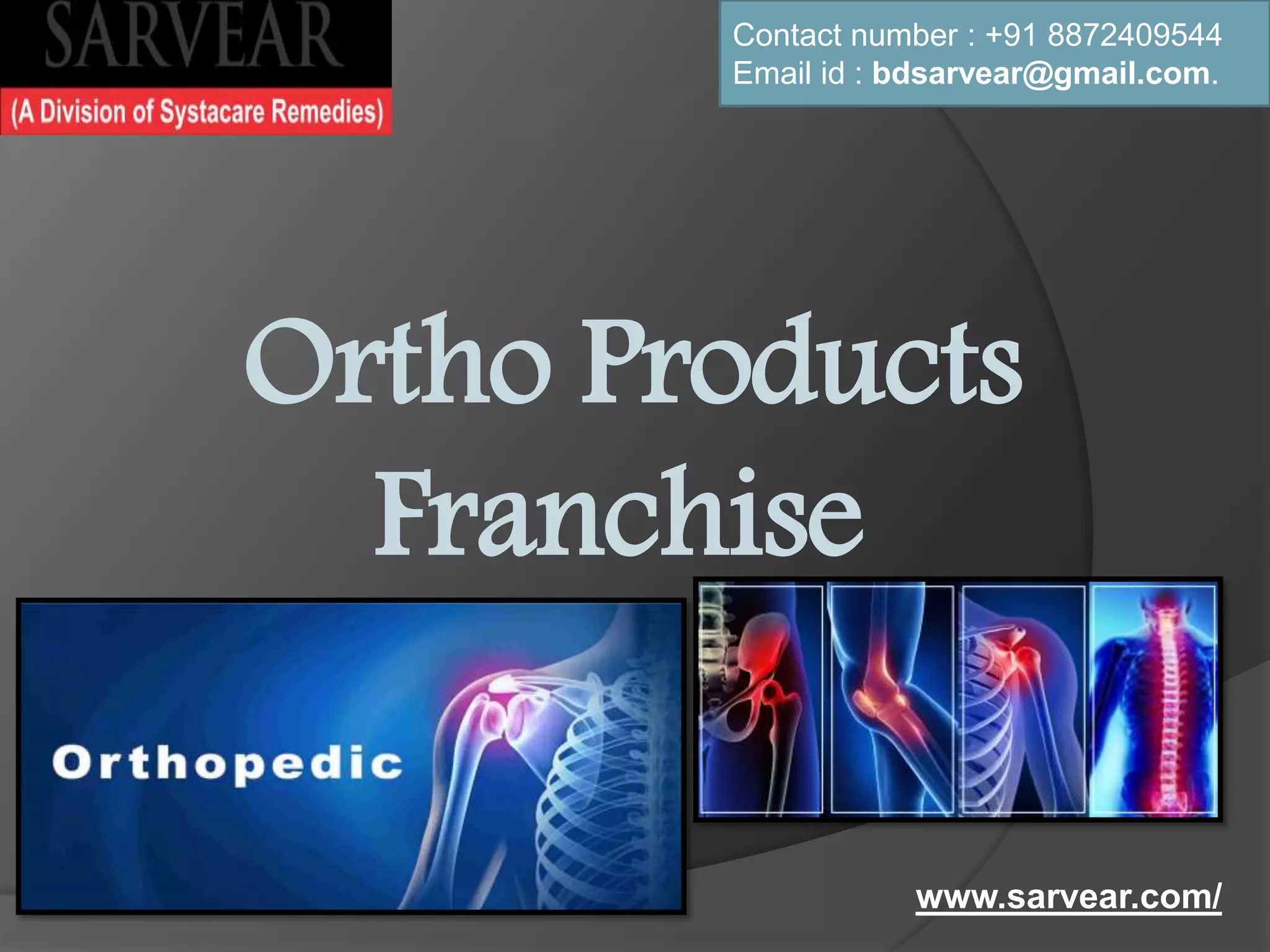 Ortho products franchise | PPTX
