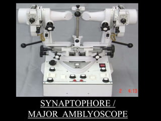 Orthoptic evaluation 1 | PPTX