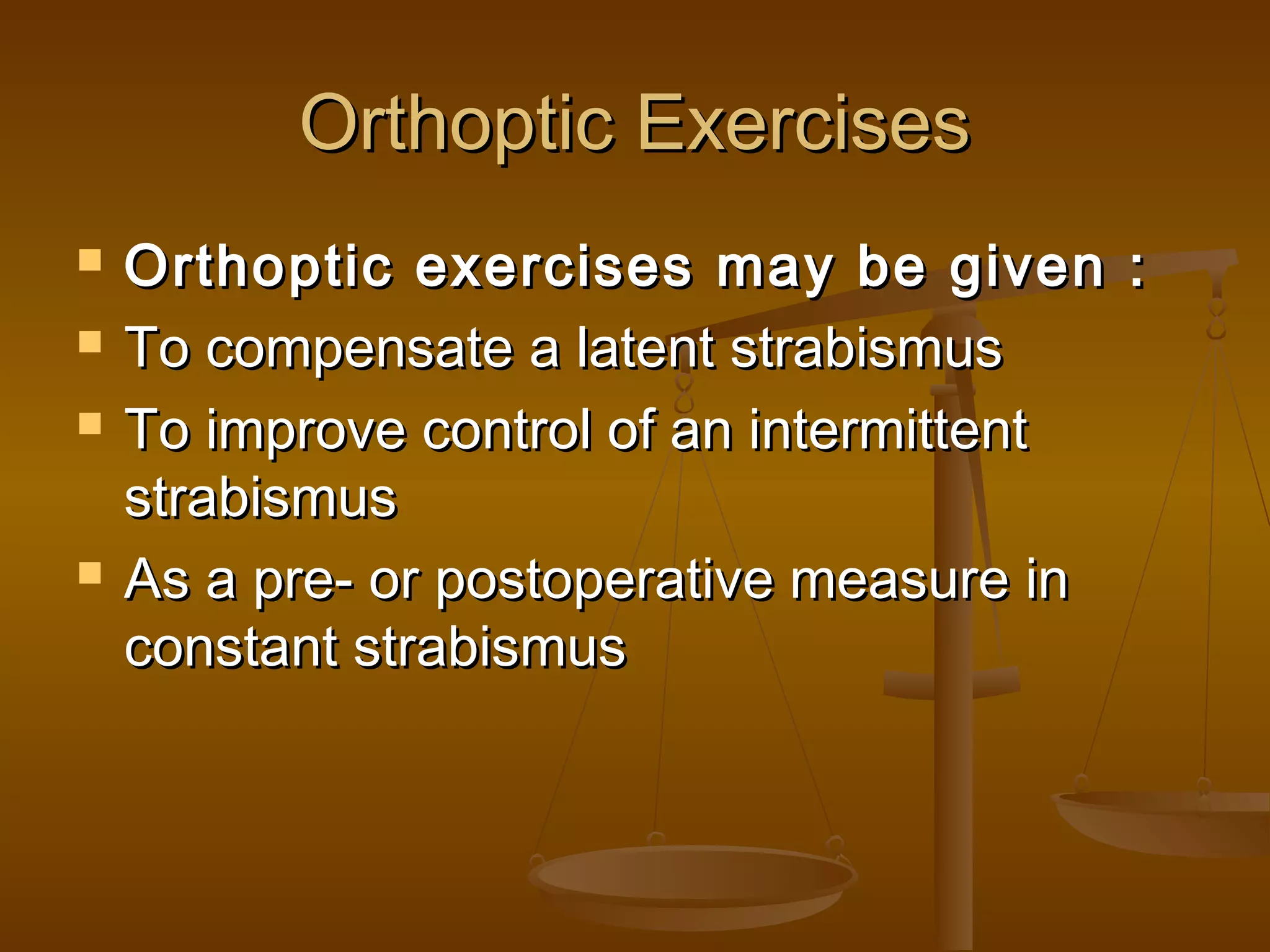 Orthoptic excercises siraj safi | PPT