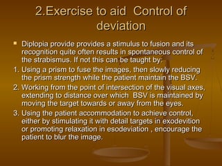 Orthoptic excercises siraj safi | PPT