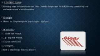 Orthoptic instruments | PPTX
