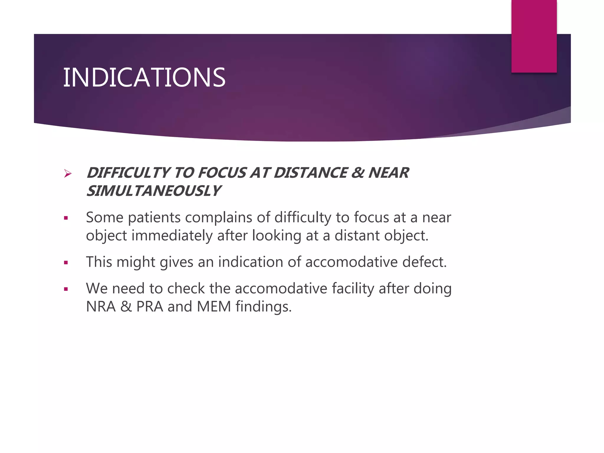 Orthoptics Introduction test | PPTX
