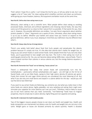 Orthorexia and the new rules of clean eating (part 2) | PDF