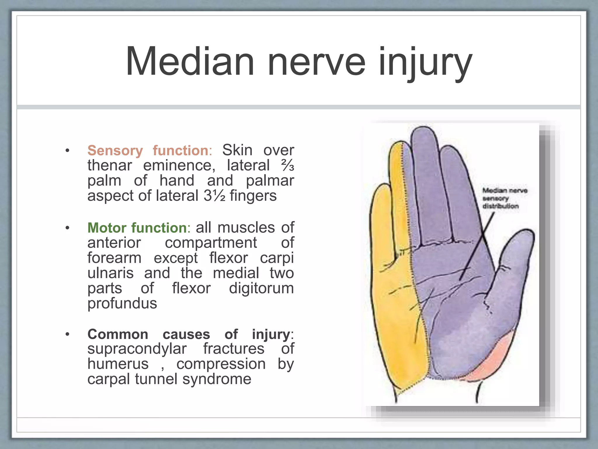 Peripheral nerve injuries | PPTX