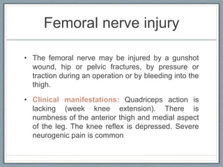 Peripheral nerve injuries | PPTX