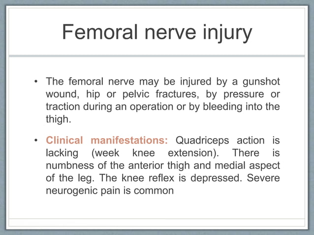 Peripheral nerve injuries | PPTX