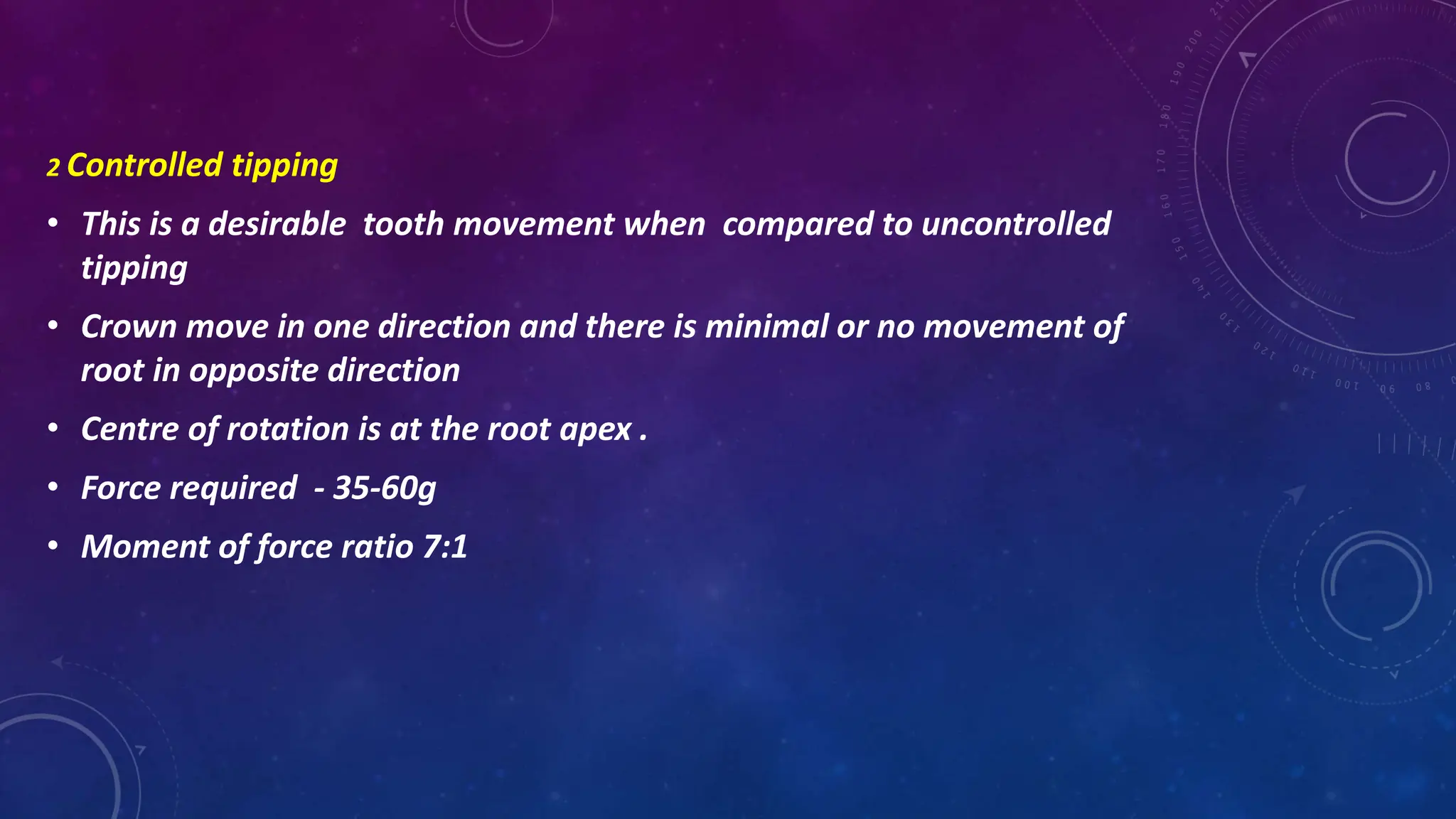 ortho seminar biomechanics of tooth movement | PPTX