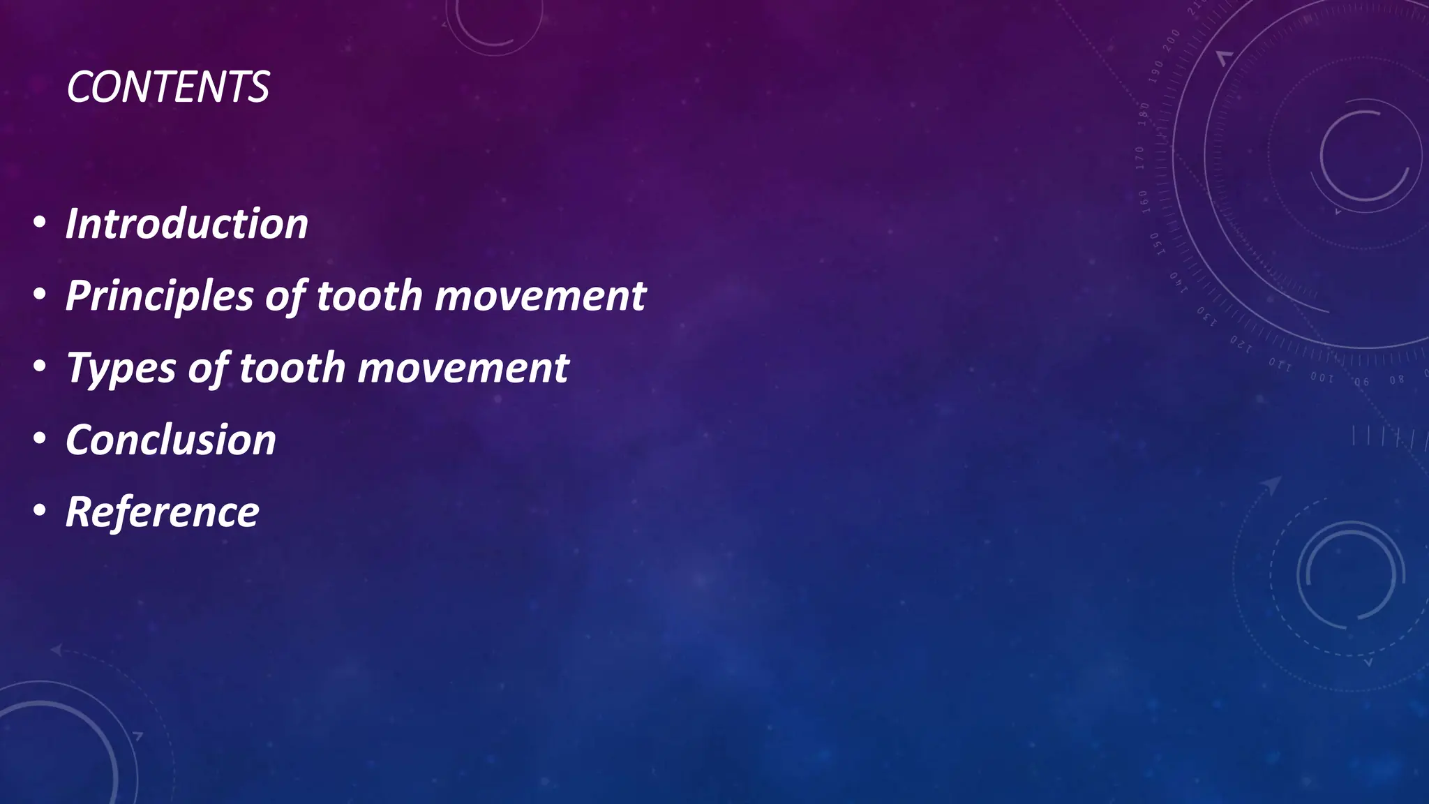 ortho seminar biomechanics of tooth movement | PPTX