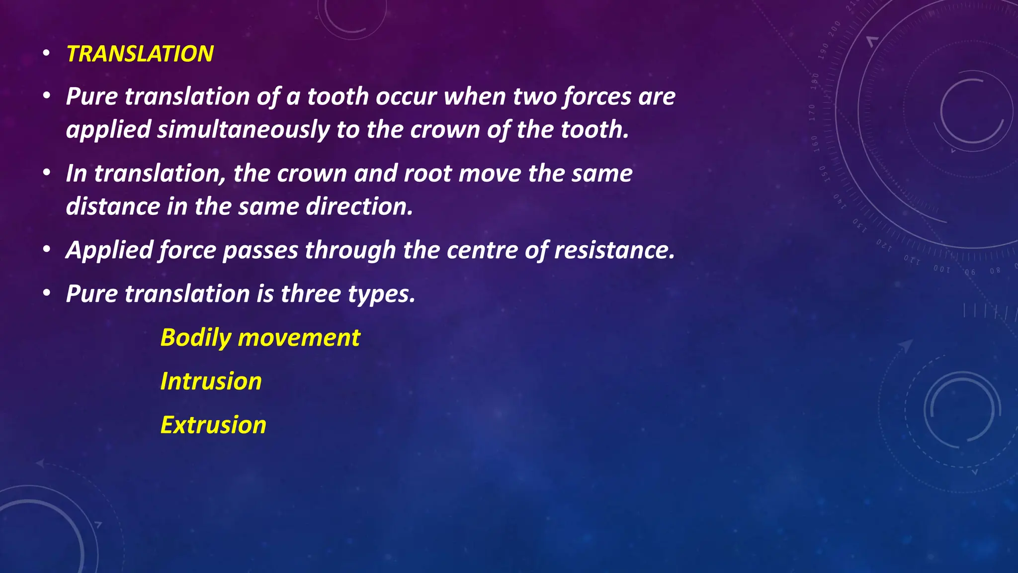 ortho seminar biomechanics of tooth movement | PPTX