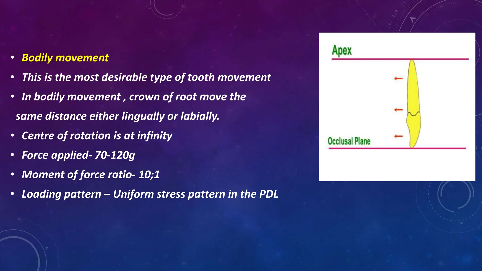 ortho seminar biomechanics of tooth movement | PPTX