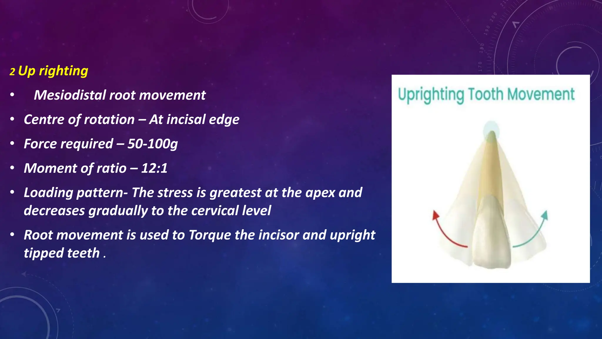 ortho seminar biomechanics of tooth movement | PPTX