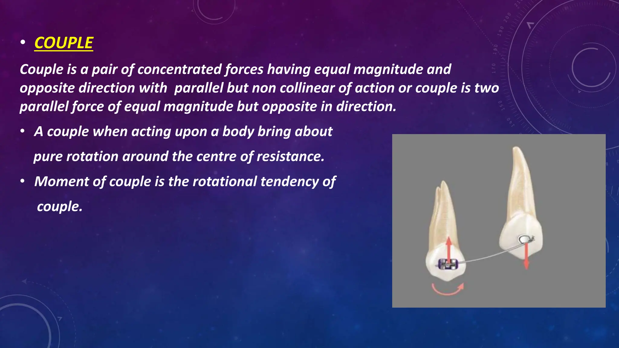 ortho seminar biomechanics of tooth movement | PPTX