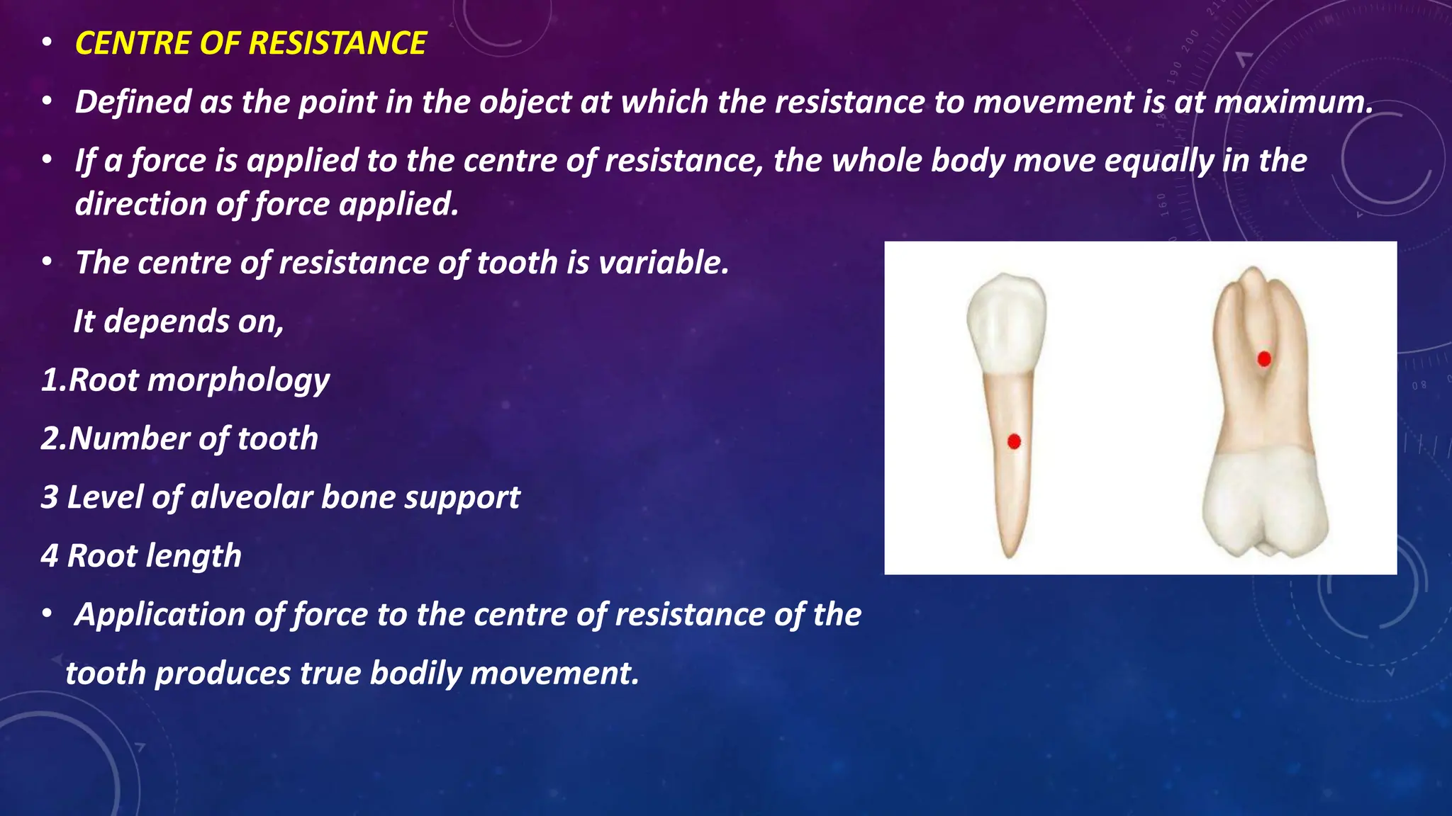 ortho seminar biomechanics of tooth movement | PPTX