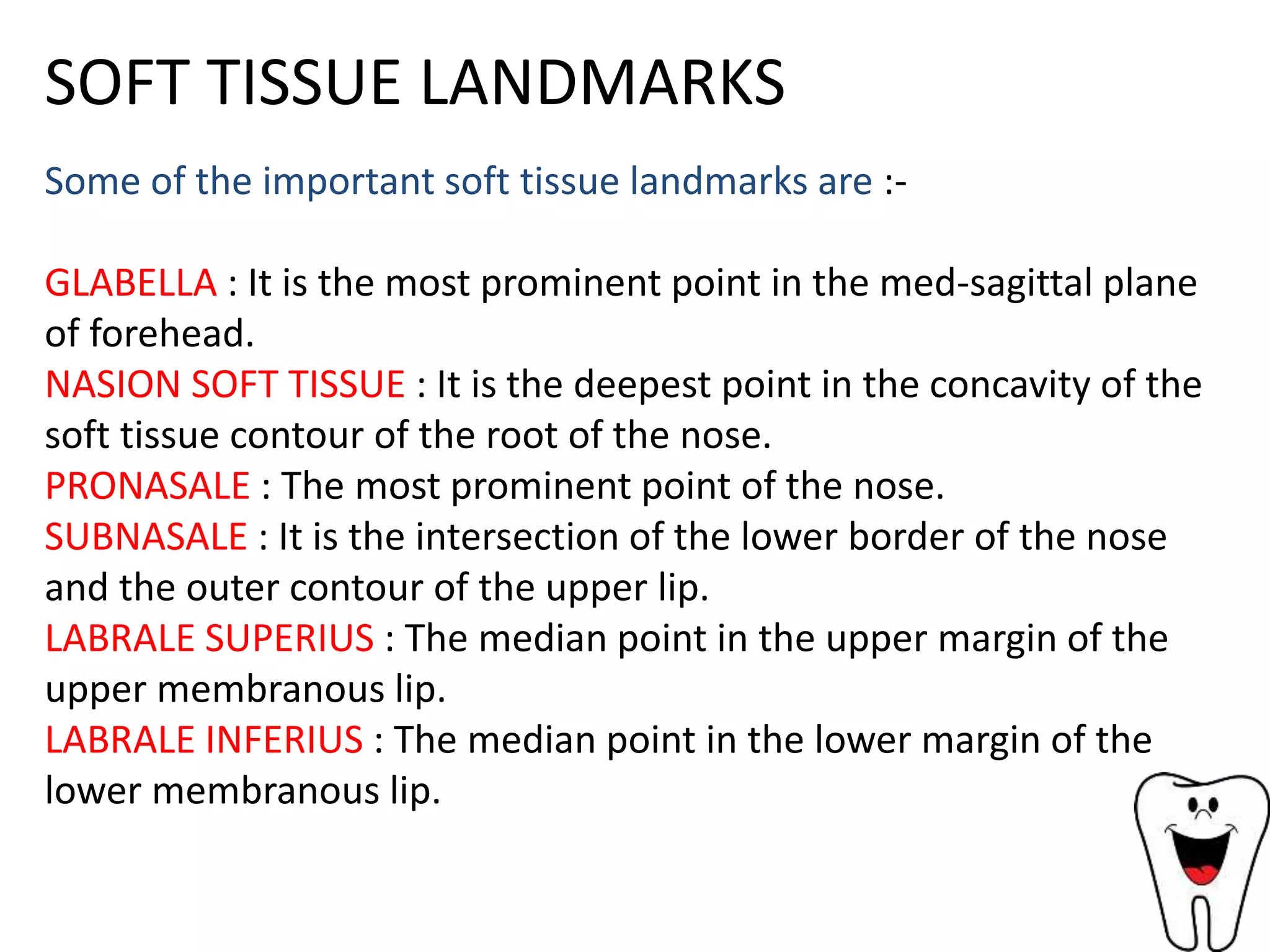 Cephalometrics ( landmarks,Lines and Planes ) | PPTX
