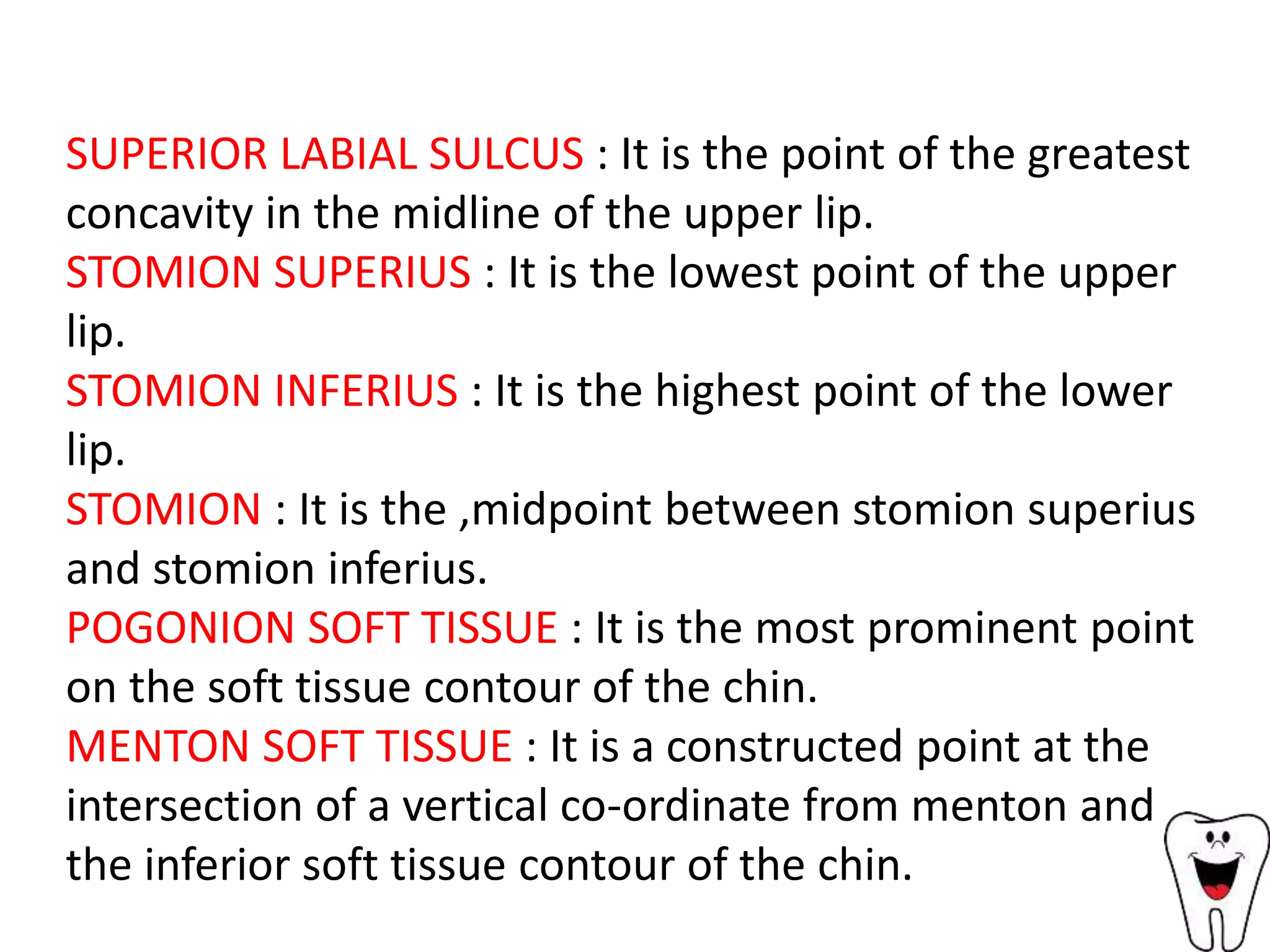 Cephalometrics ( landmarks,Lines and Planes ) | PPTX