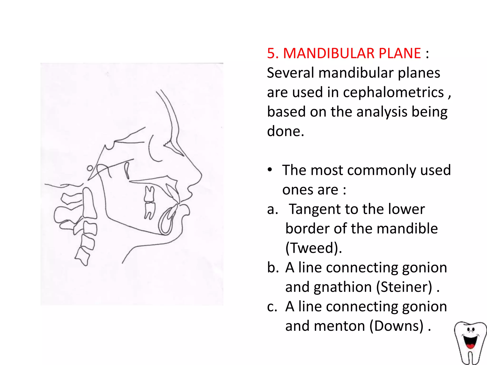 Cephalometrics ( landmarks,Lines and Planes ) | PPTX