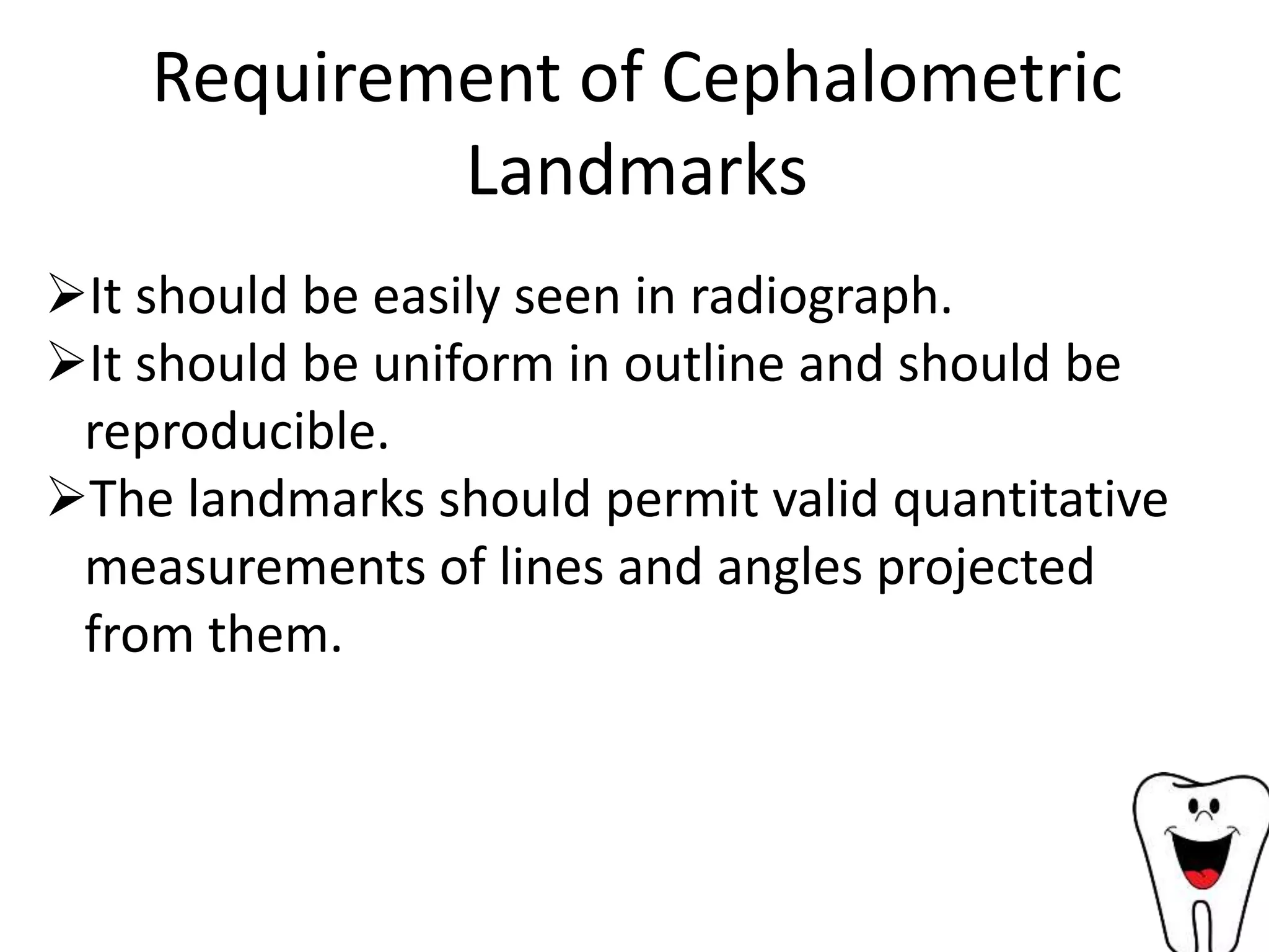 Cephalometrics ( landmarks,Lines and Planes ) | PPTX
