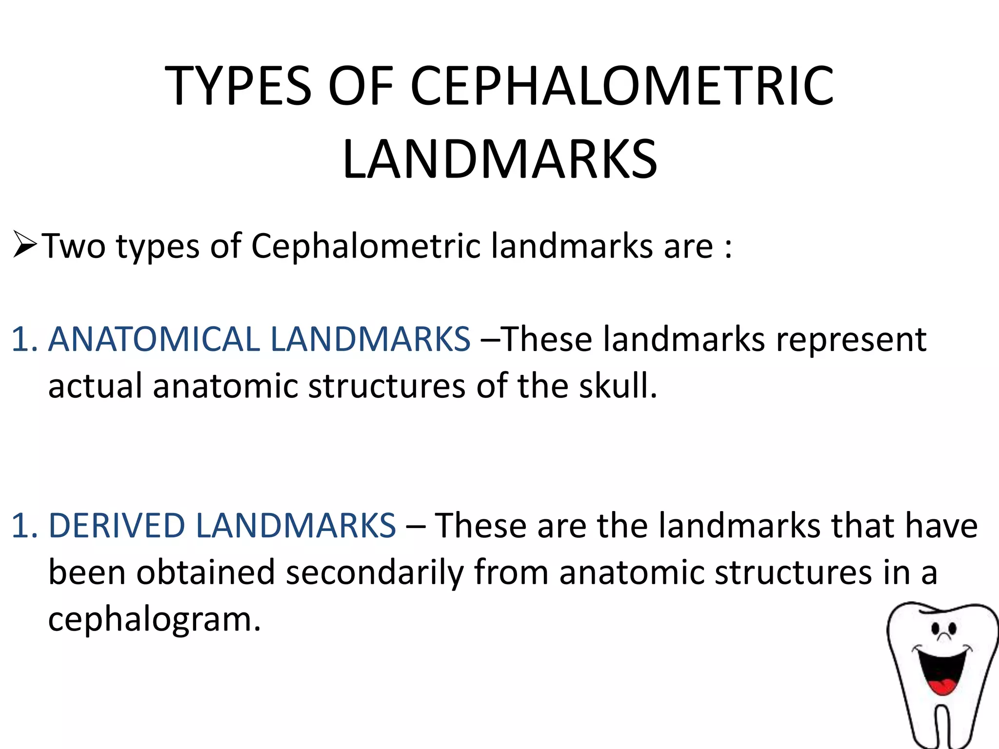 Cephalometrics ( landmarks,Lines and Planes ) | PPTX