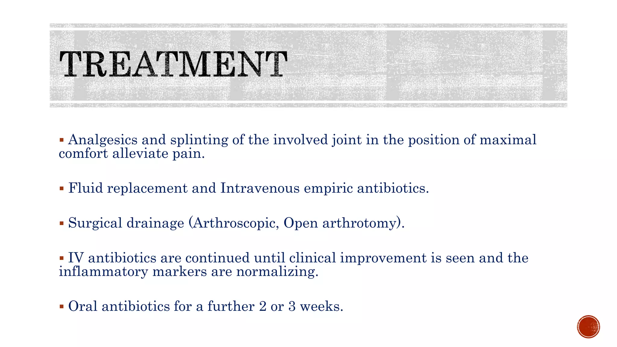 Approach to child with leg pain-Septic arthritis | PPTX