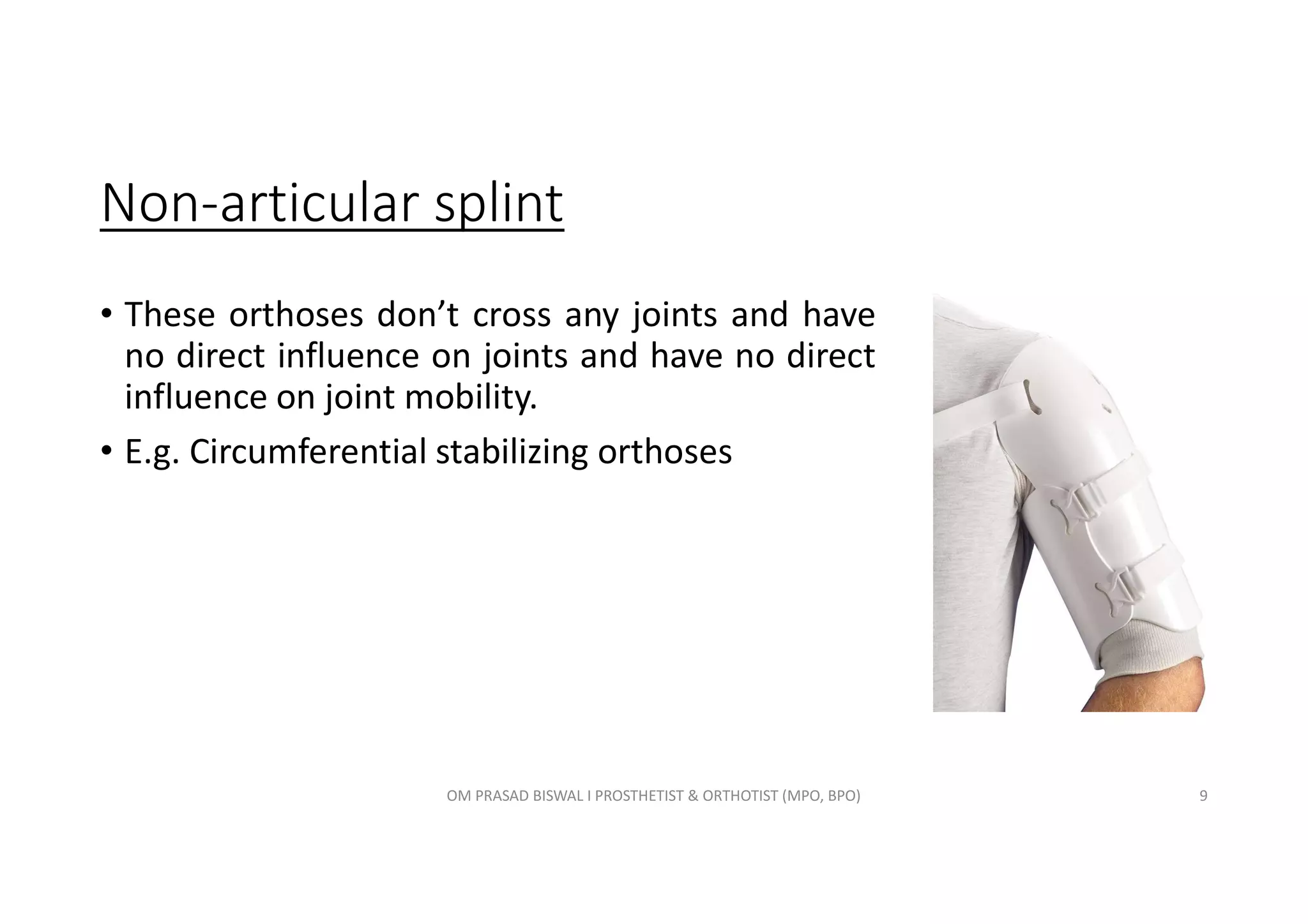 Orthoses for shoulder, elbow and forearm | PDF