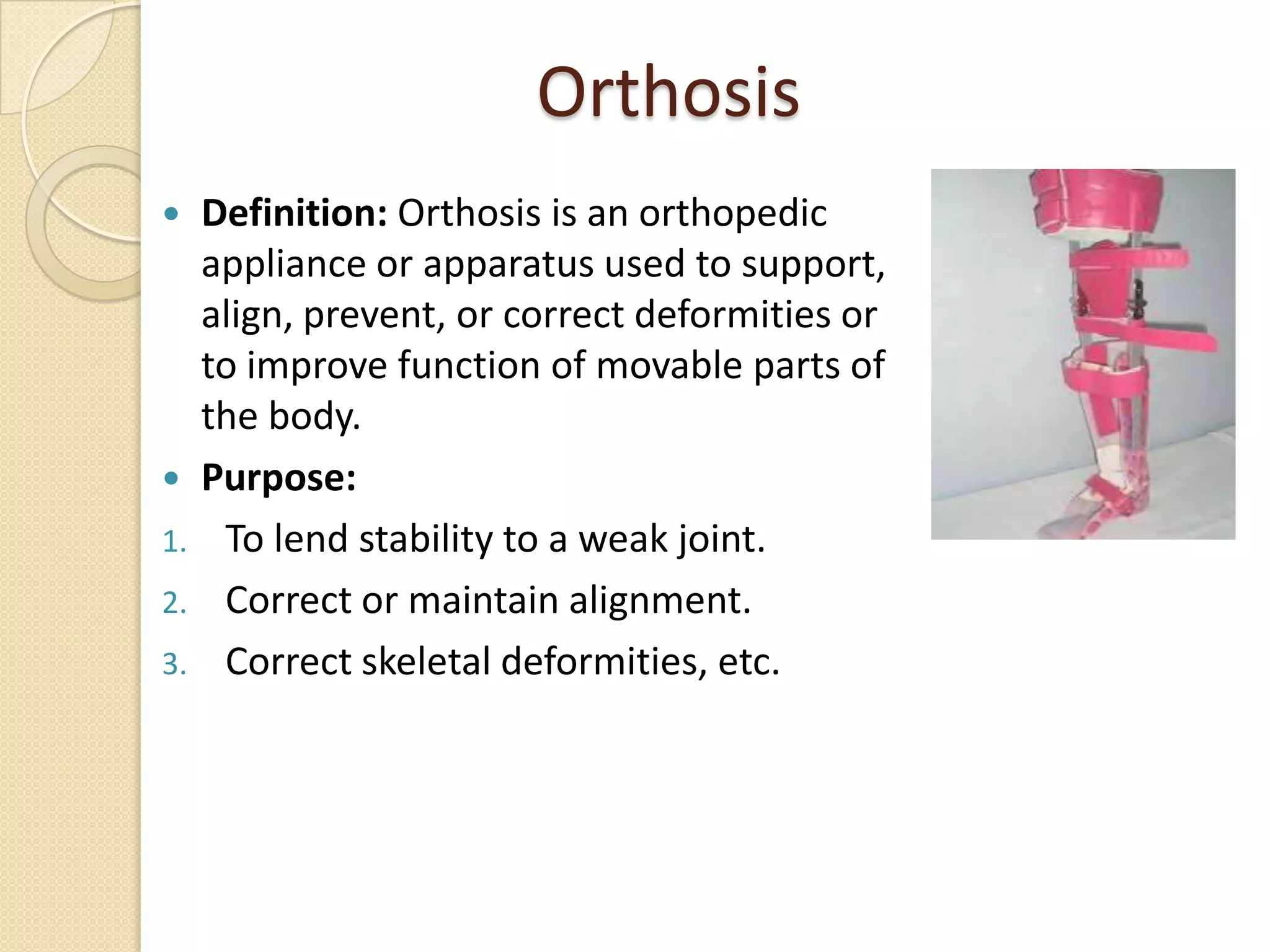 Orthosis | PPTX