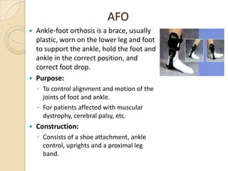 Orthosis | PPTX