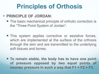 Orthosis by Dr. Sandhya Dhokia | PPTX