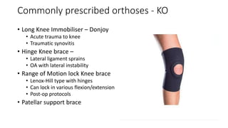 Introduction to Orthosis.pptx | Death, Injury, or Military Conflict | Sensitive Topics