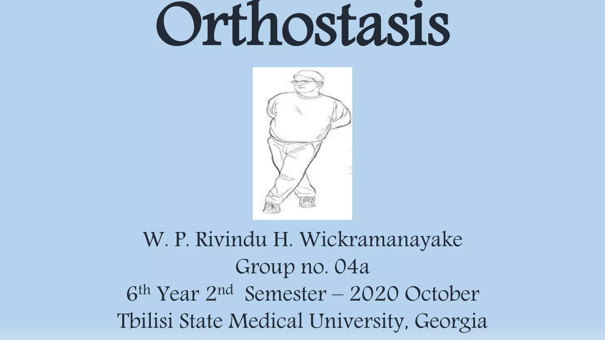 Orthostasis | PPTX