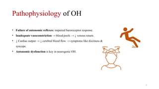 Orthostatic Hypotension; Pathophysiology & Management.pptx