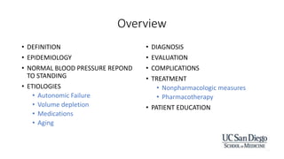 Orthostatic hypotension | PPTX