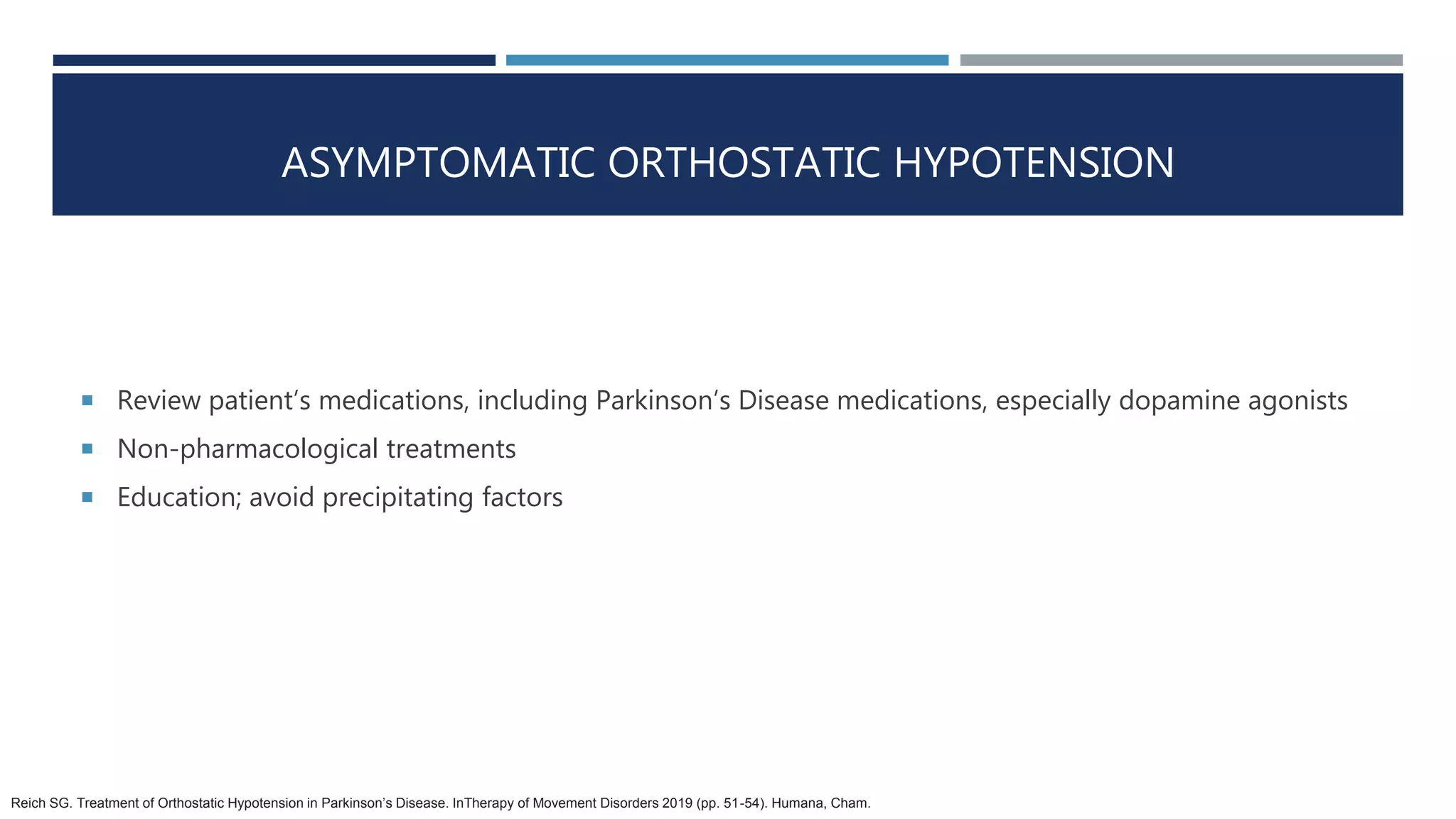 Orthostatic Hypotension in Parkinson Disease | PPTX