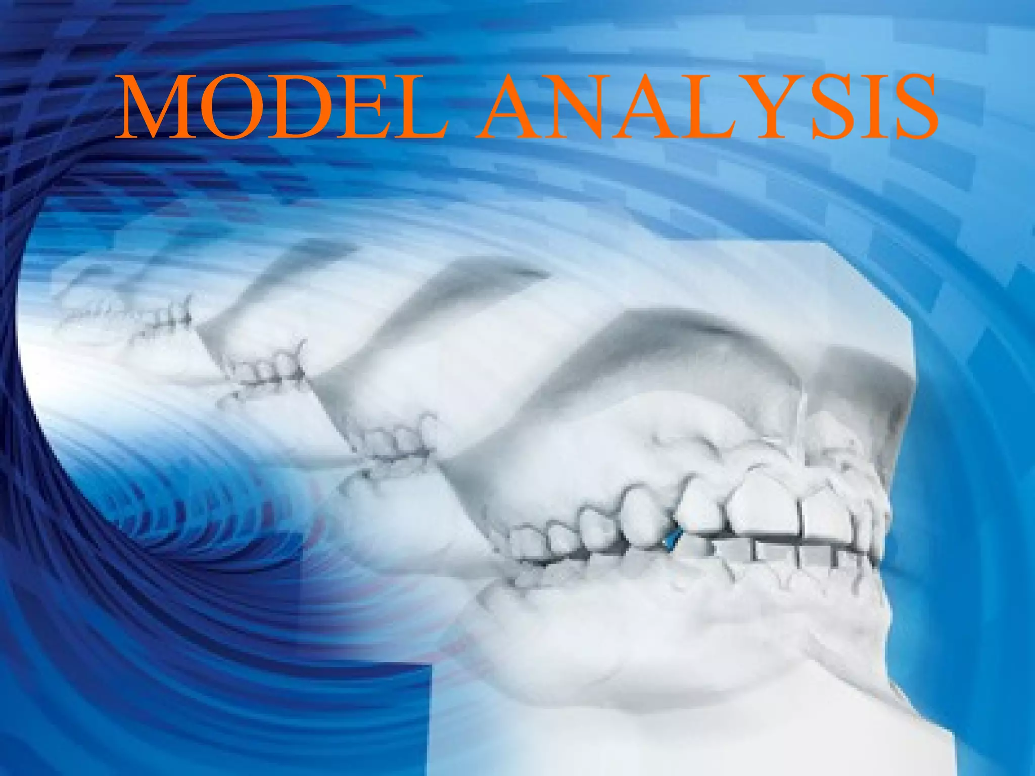 Ortho study model analysis | PPT