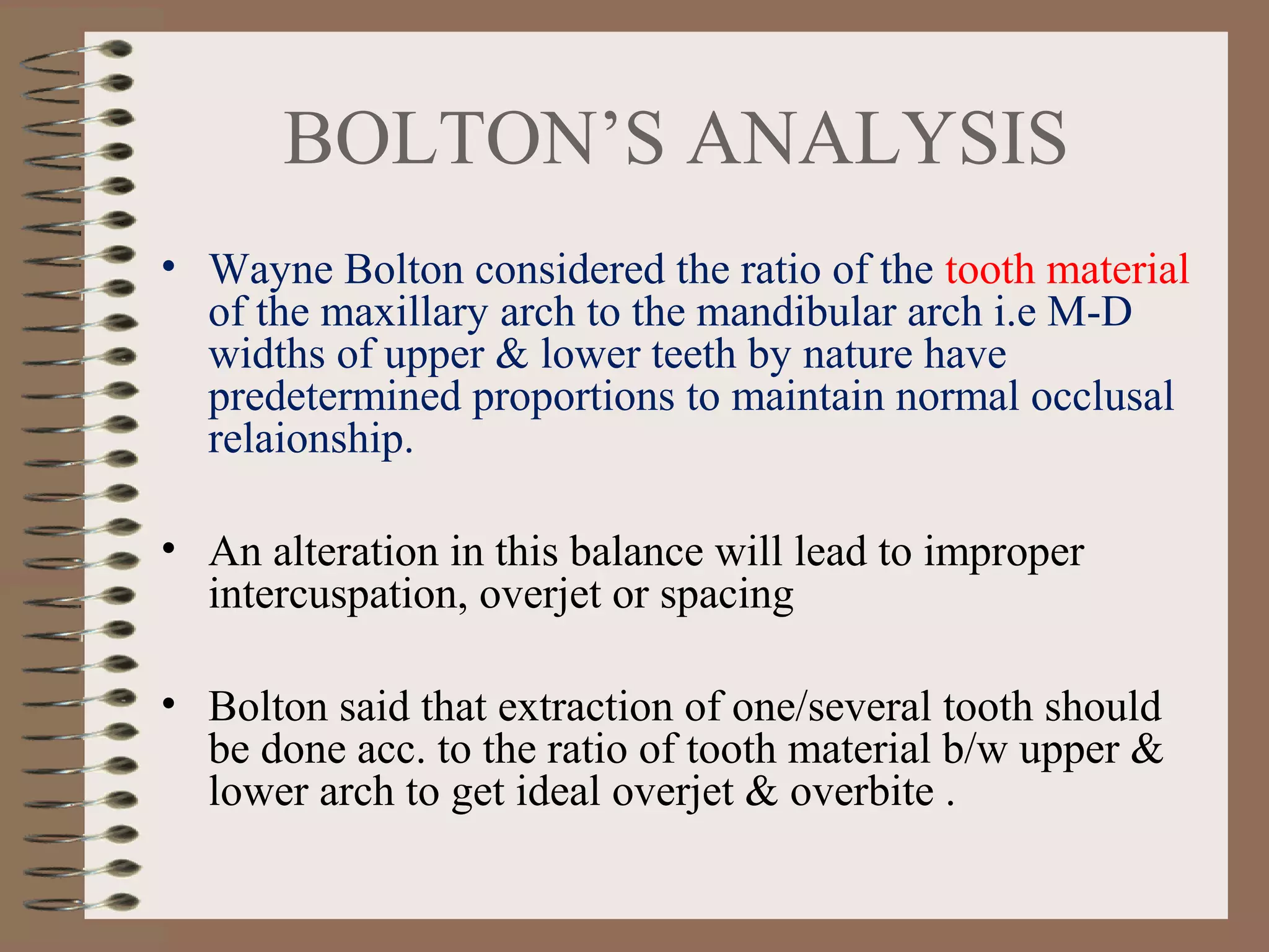 Ortho study model analysis | PPT