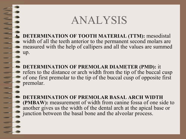 Ortho study model analysis | PPT | Dental Health | Diseases and Conditions